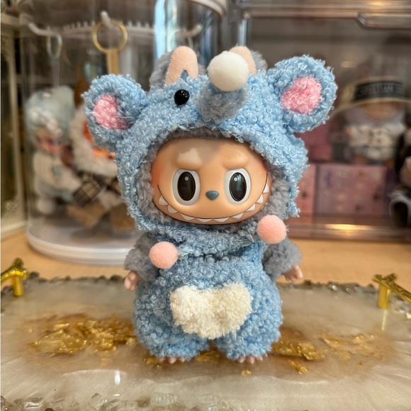 Toys | Labubu Clothes Blue Elephant | Poshmark